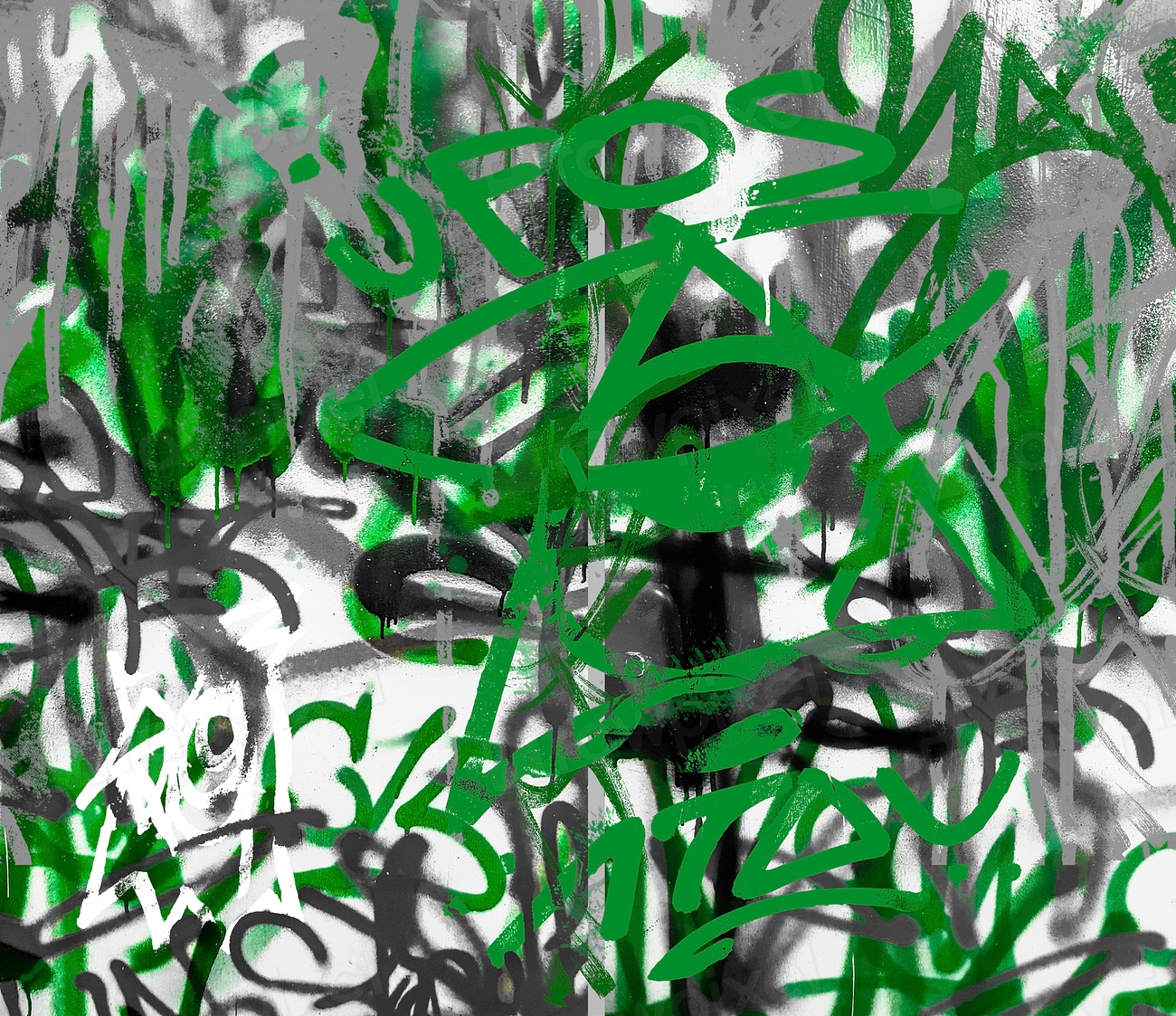 Green graffiti background, street art | Premium Photo - rawpixel