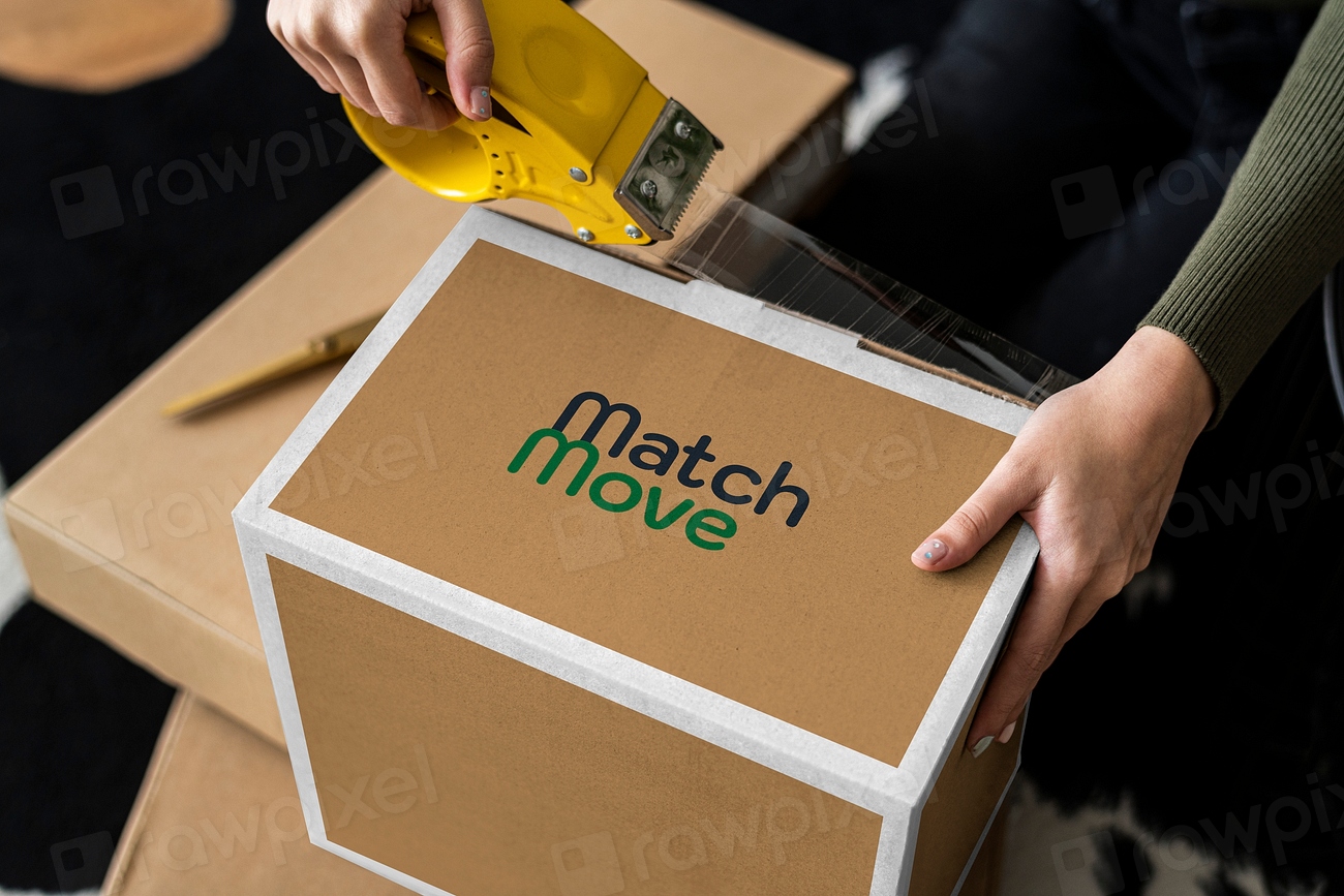 Parcel box mockup, delivery design | Premium PSD Mockup - rawpixel