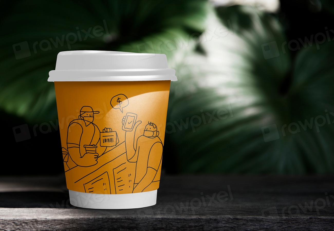 Paper coffee cup mockup, packaging | Premium PSD Mockup - rawpixel
