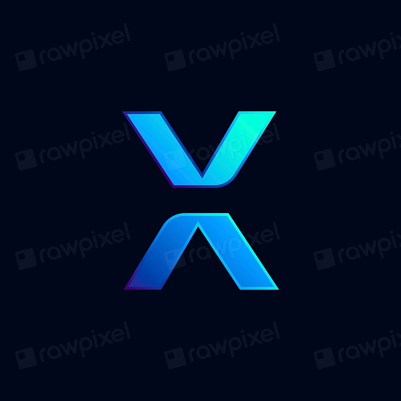 Capital letter X vibrant typography | Premium Vector - rawpixel
