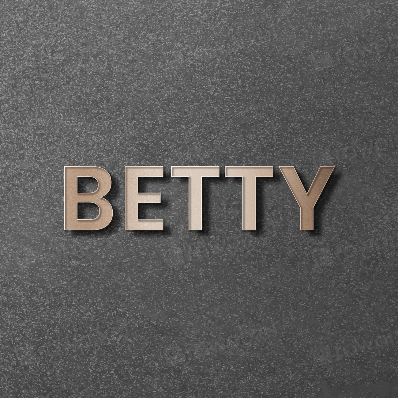 Betty typography gold design element | Premium Vector - rawpixel