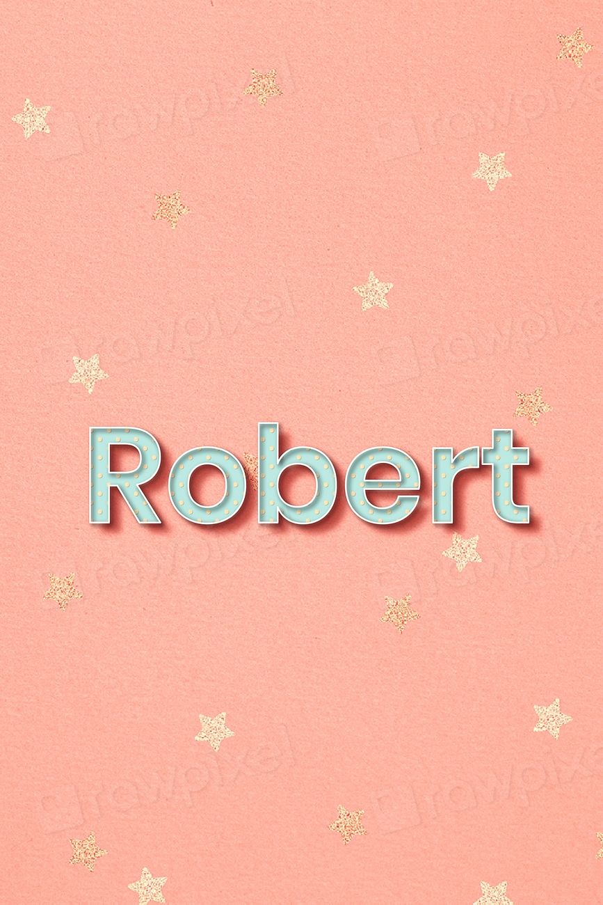 Robert word art typography vector | Premium Vector - rawpixel