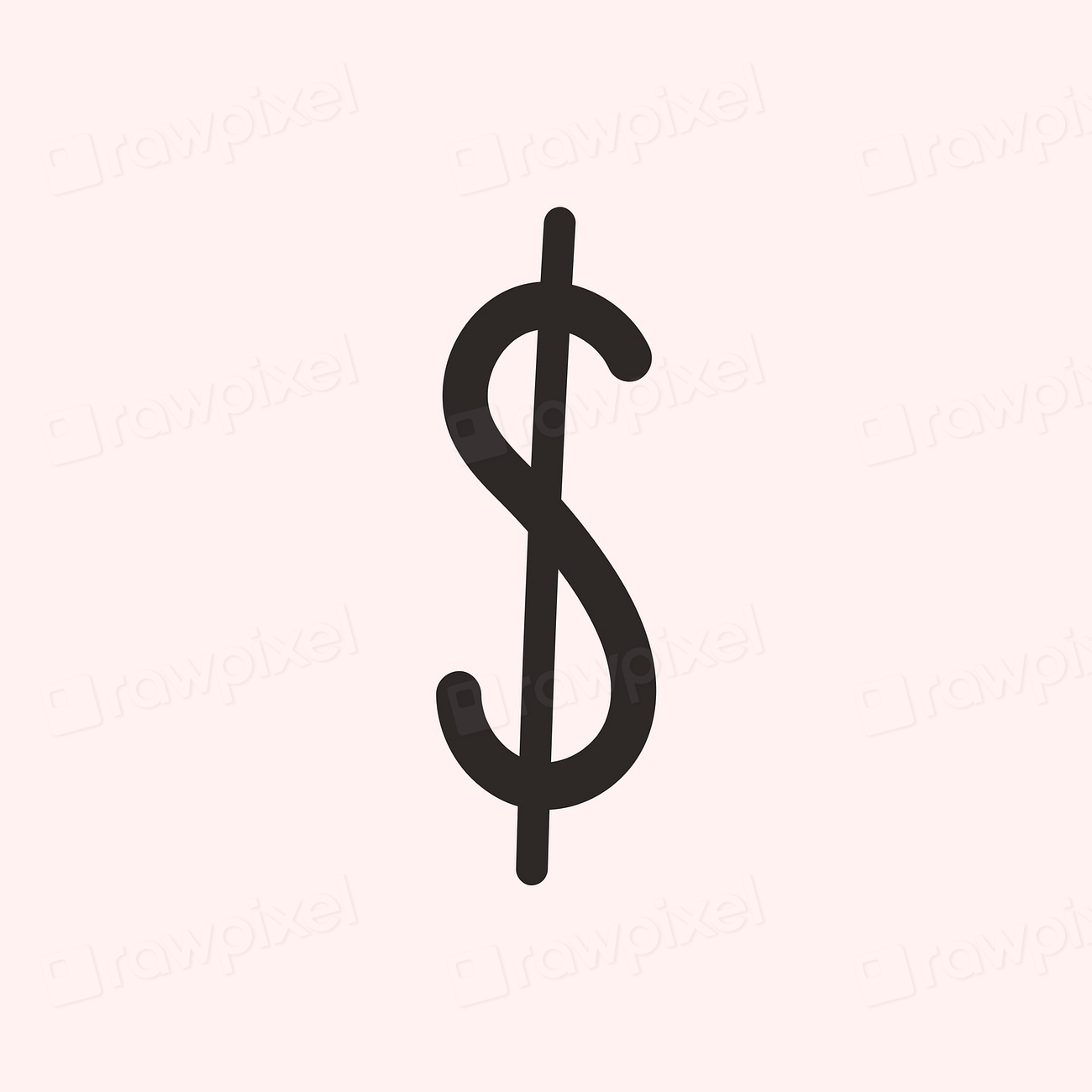 $ Dollar vector doodle typography | Premium Vector - rawpixel