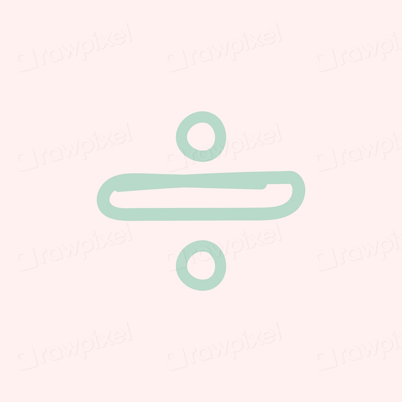 Pastel division symbol psd doodle | Premium PSD - rawpixel