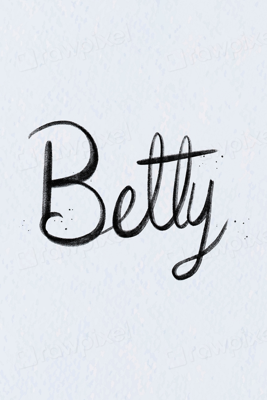 Hand drawn Betty vector font | Premium Vector - rawpixel
