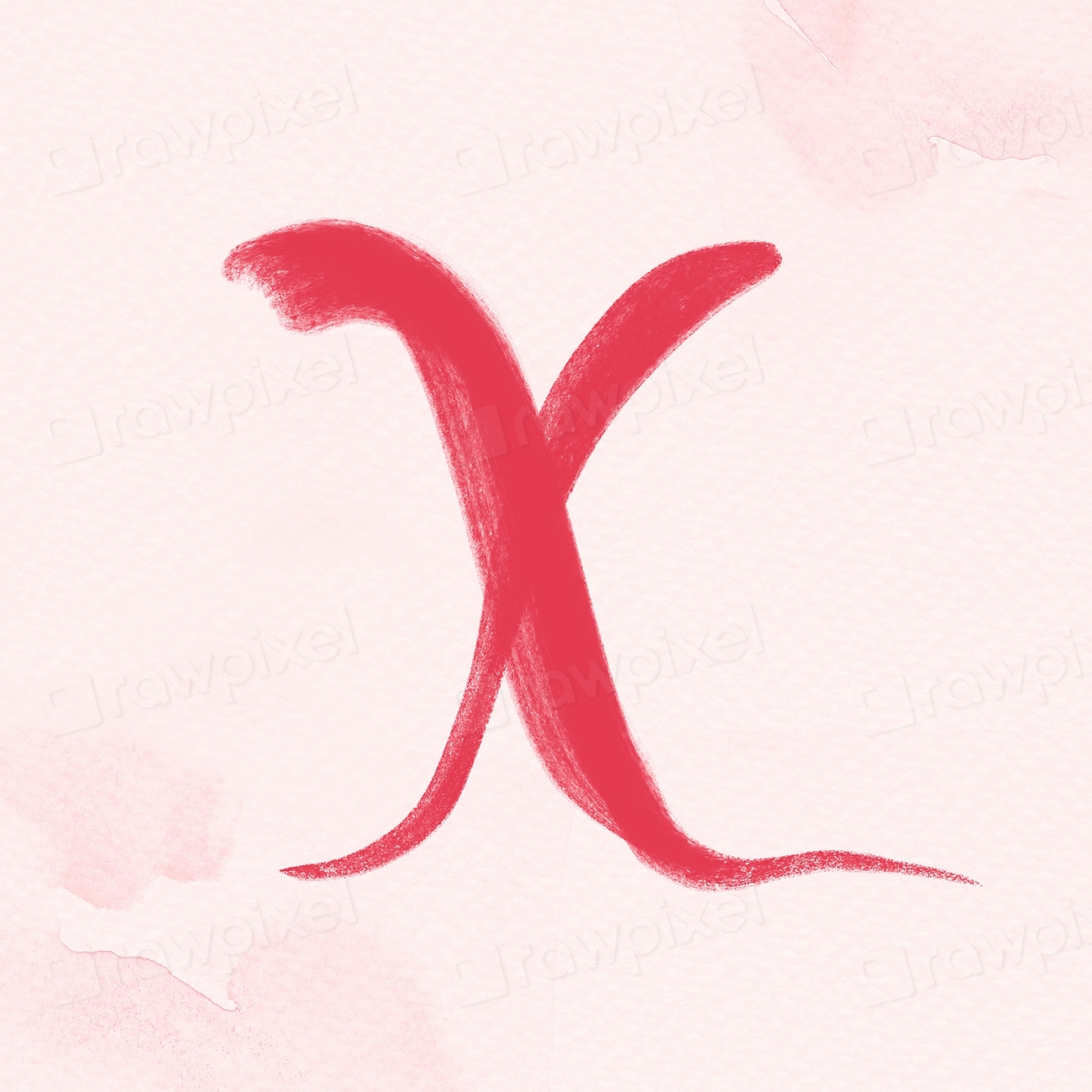 Letter x typography psd brush | Premium PSD - rawpixel