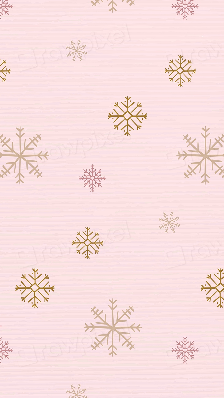 Winter snowflake phone wallpaper, Christmas | Premium Photo - rawpixel