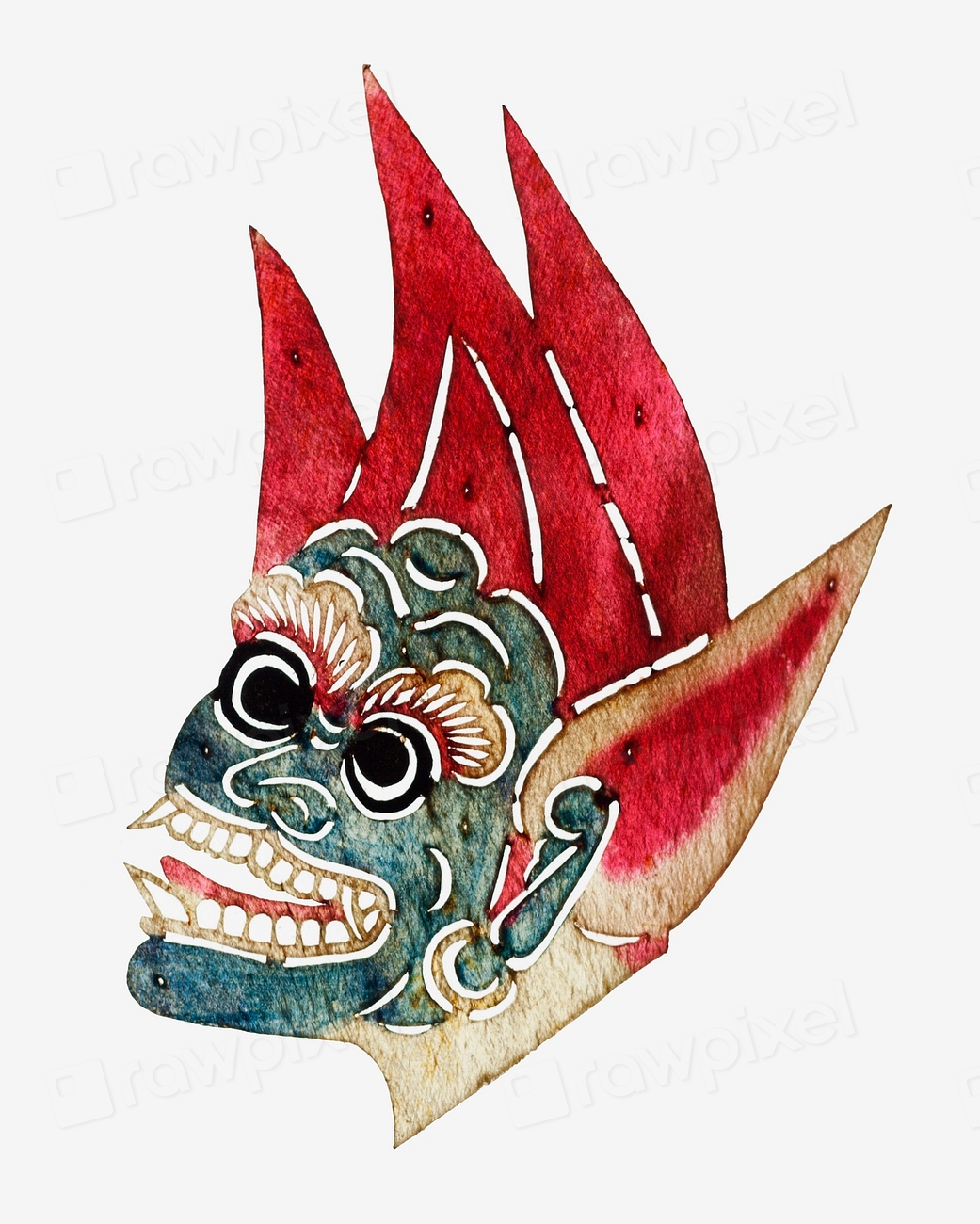 one collection 117 shadow puppet | Free Photo Illustration - rawpixel