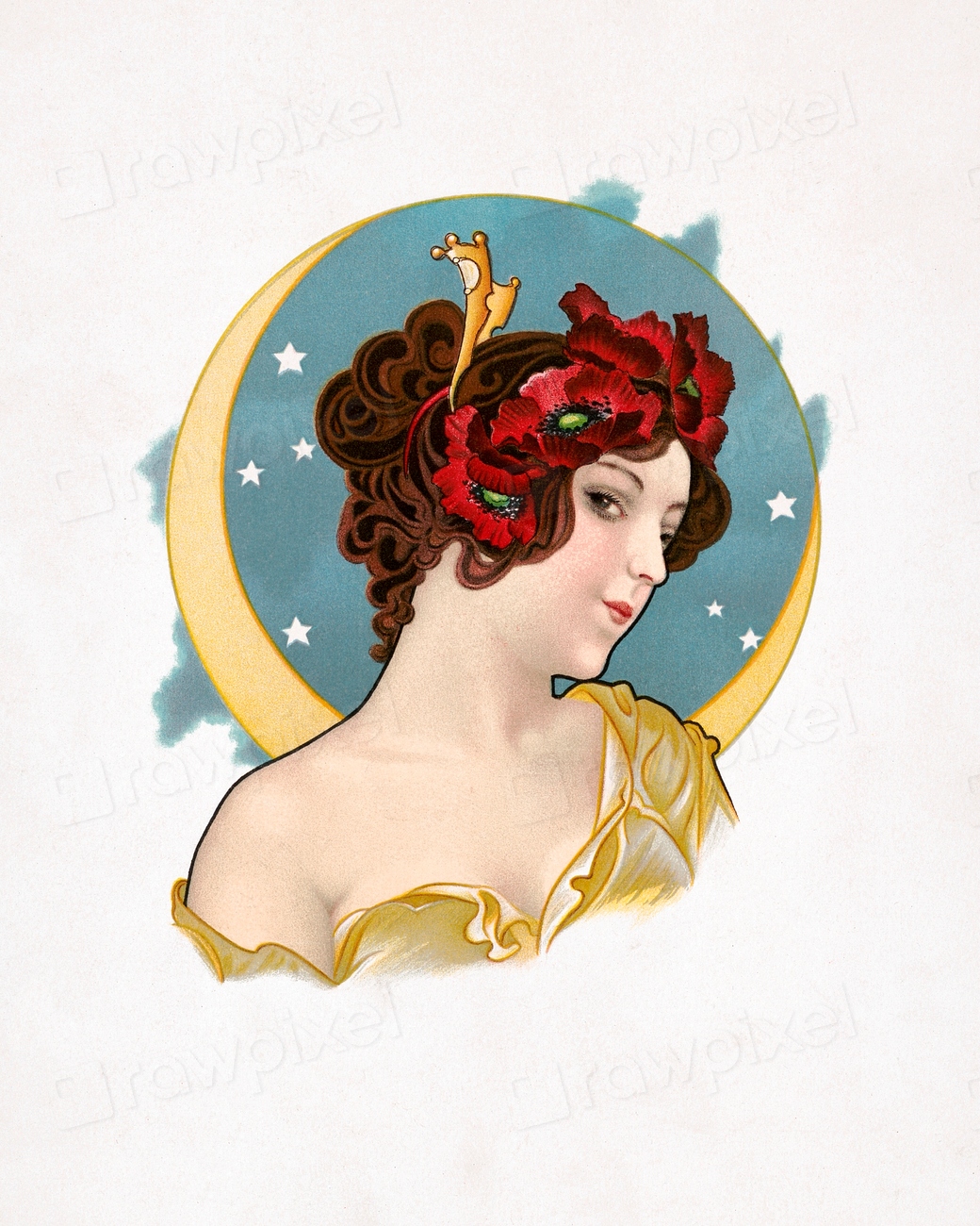 Dreamland (ca. 1902). Original Library | Free Photo Illustration - rawpixel