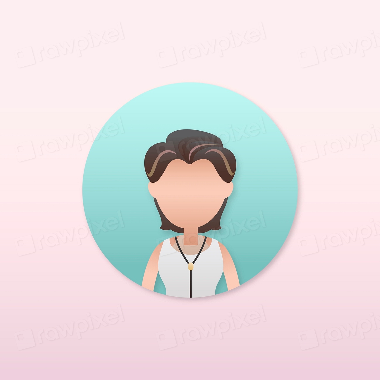 Woman formal dress avatar illustration | Premium Photo - rawpixel