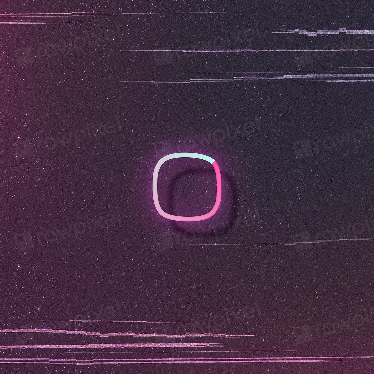 Pink neon glow full stop | Premium Photo - rawpixel