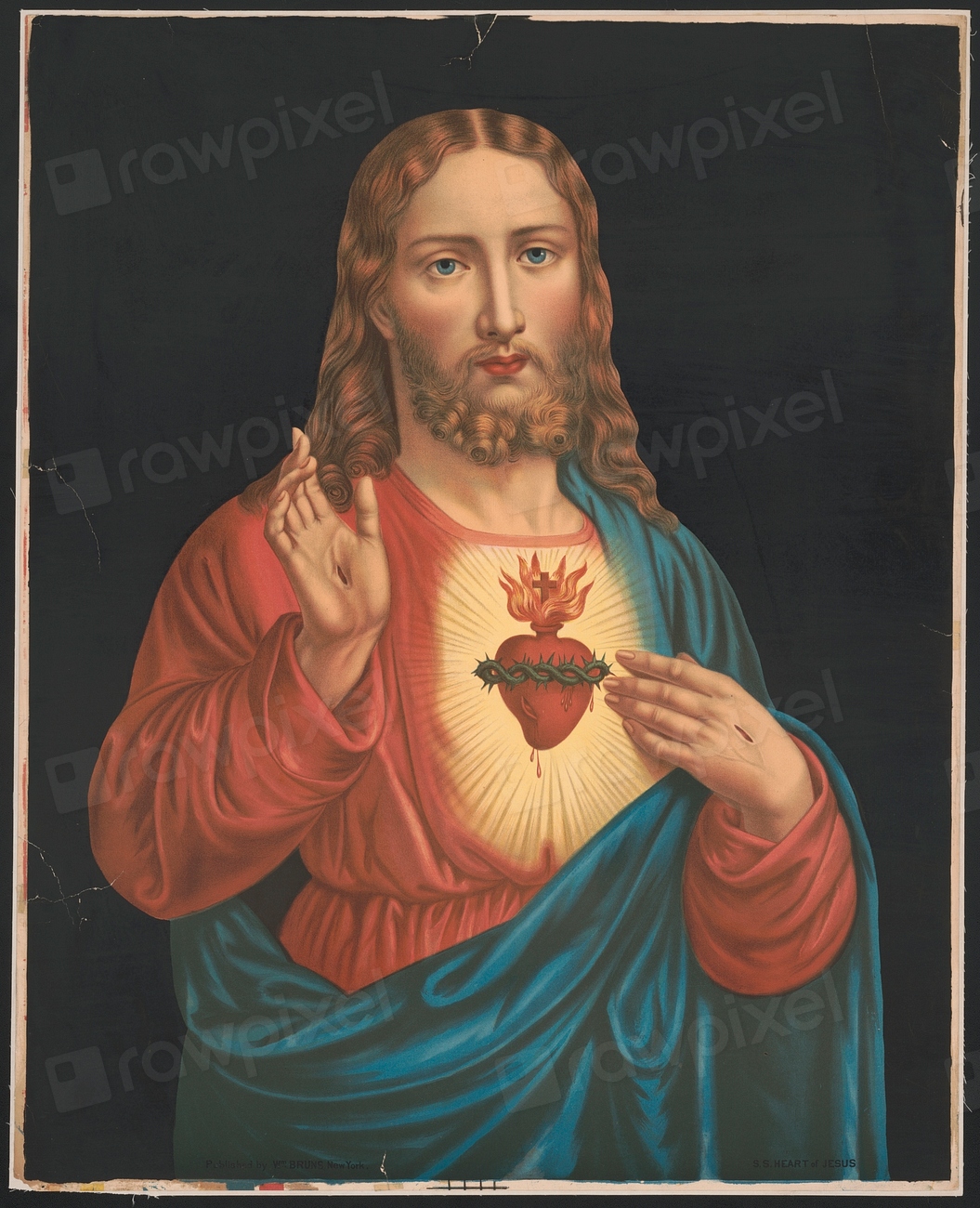 S.S. heart of Jesus | Free Photo Illustration - rawpixel