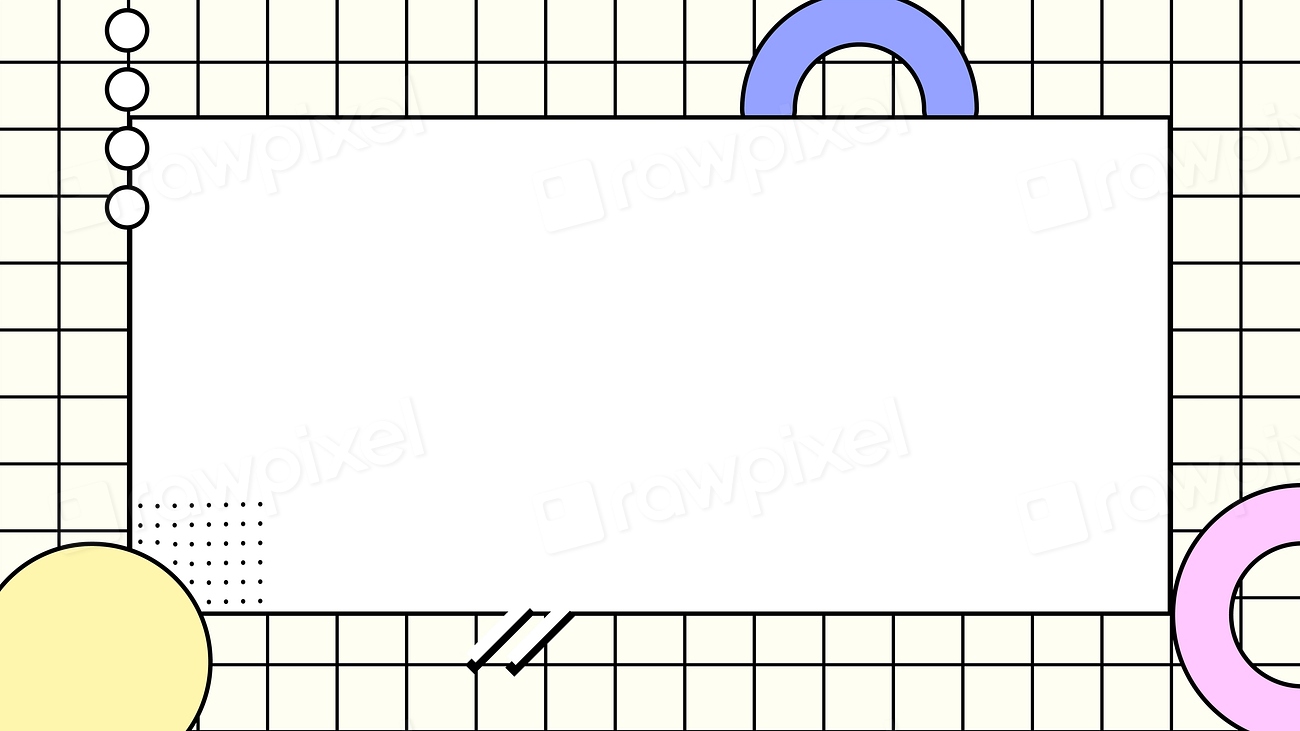 Funky grid desktop wallpaper, Memphis | Premium Photo - rawpixel