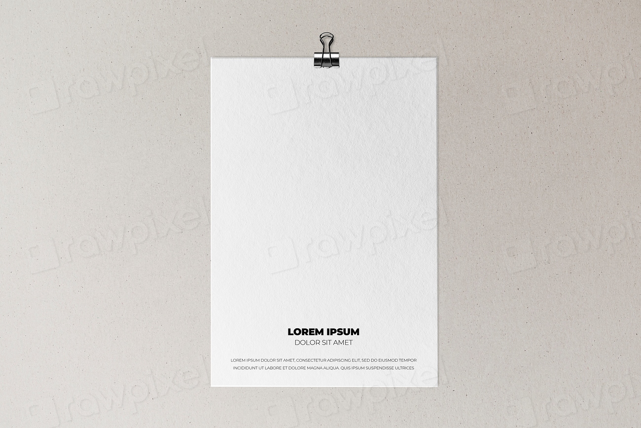 Paper document mockup psd stationery | Premium PSD Mockup - rawpixel