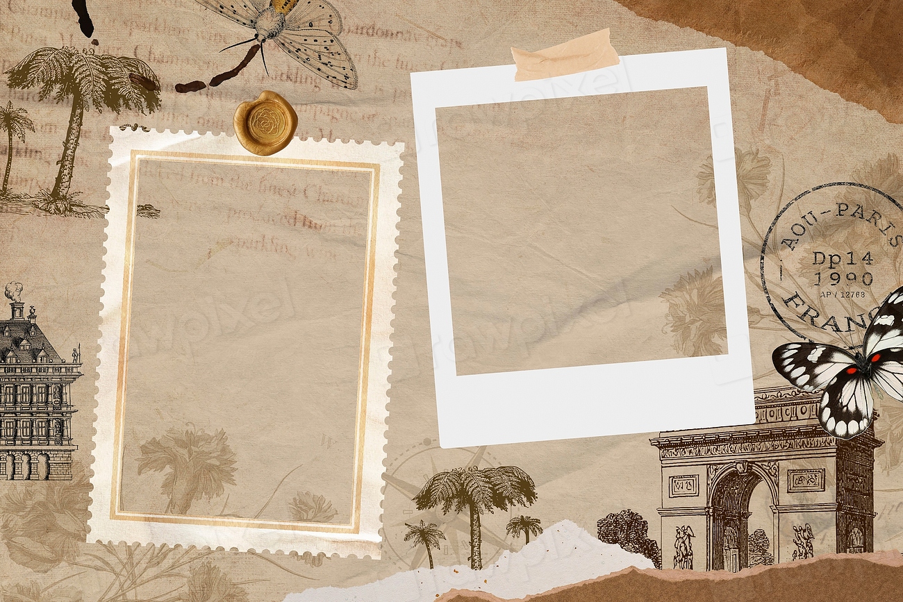 Vintage instant photo frame background | Premium Photo - rawpixel