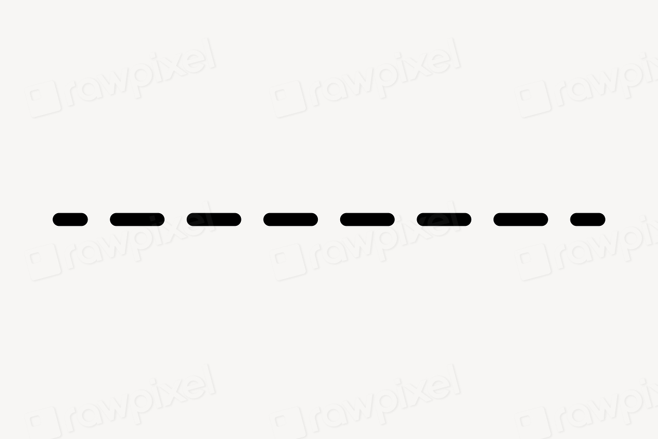 Straight dotted line, doodle image | Premium Vector - rawpixel