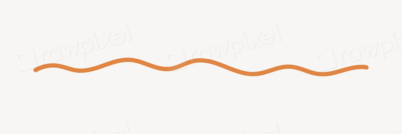 Squiggle divider, brown doodle line | Premium Vector - rawpixel