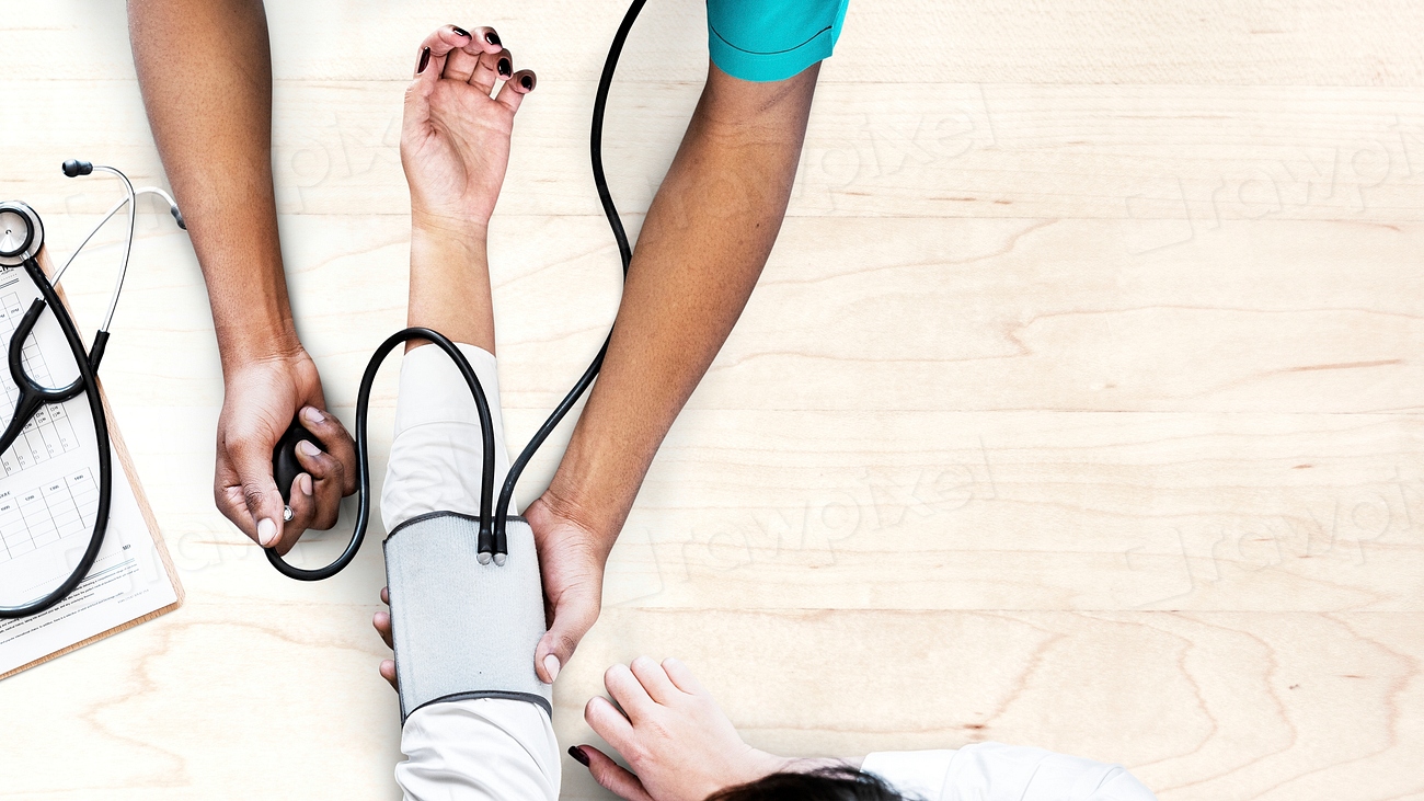 Medical desktop wallpaper, blood pressure | Premium PSD - rawpixel