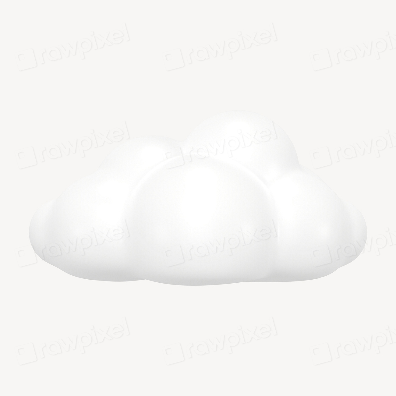White cloud sticker, weather forecast | Premium PSD - rawpixel