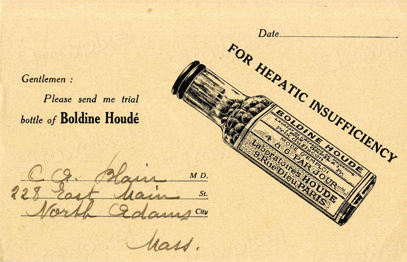 Hepatic Insufficiency: Boldine HoudéCollection:Images from the History ...