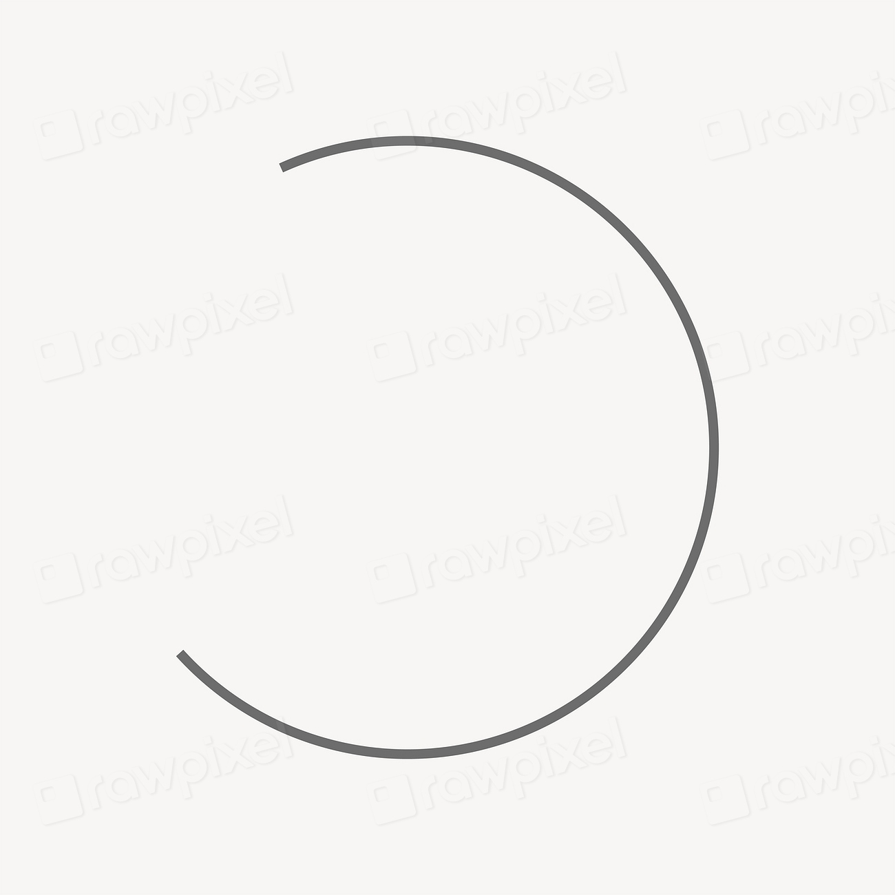 Half circle collage element vector | Free Vector - rawpixel