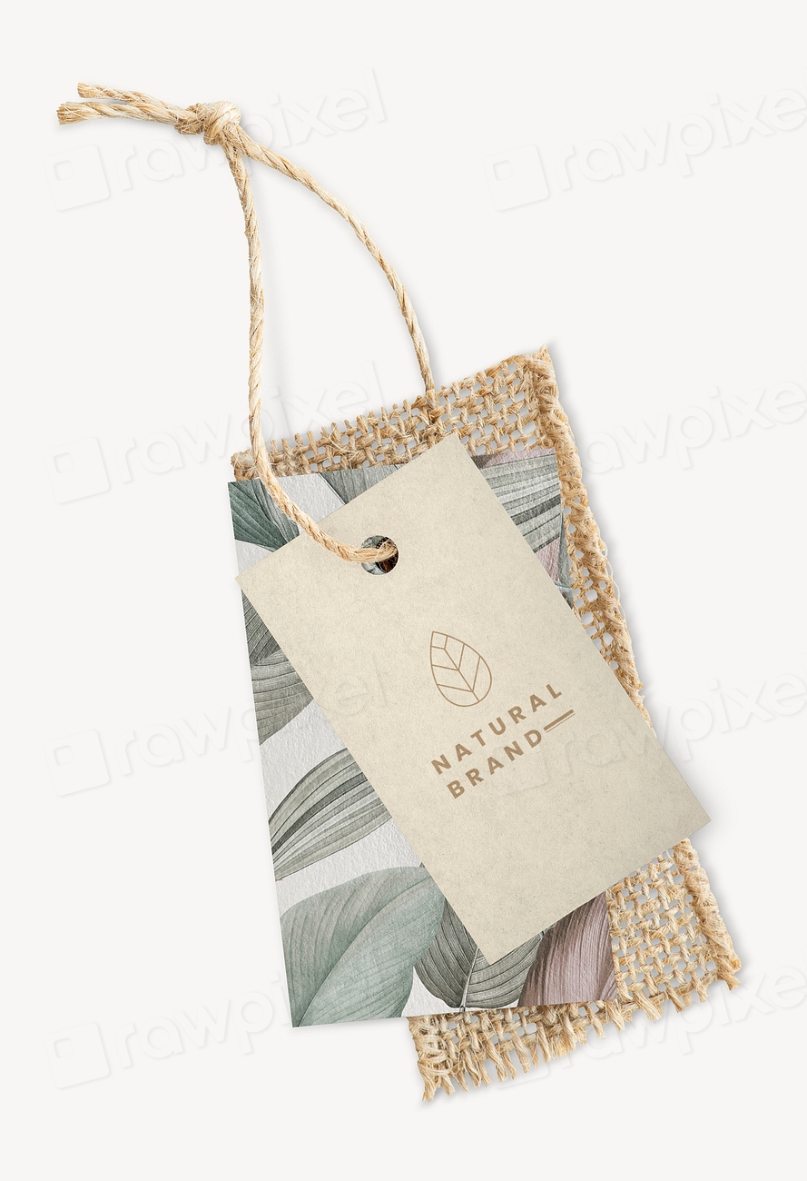 Leafy brand label mockup psd | Premium PSD Mockup - rawpixel