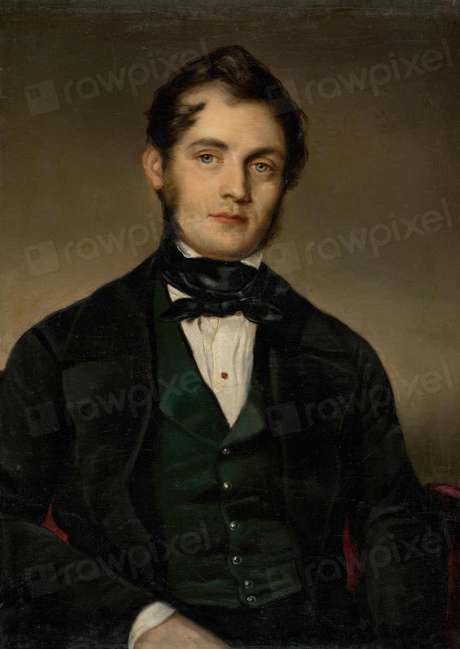 Portrait of a man | Free Photo Illustration - rawpixel