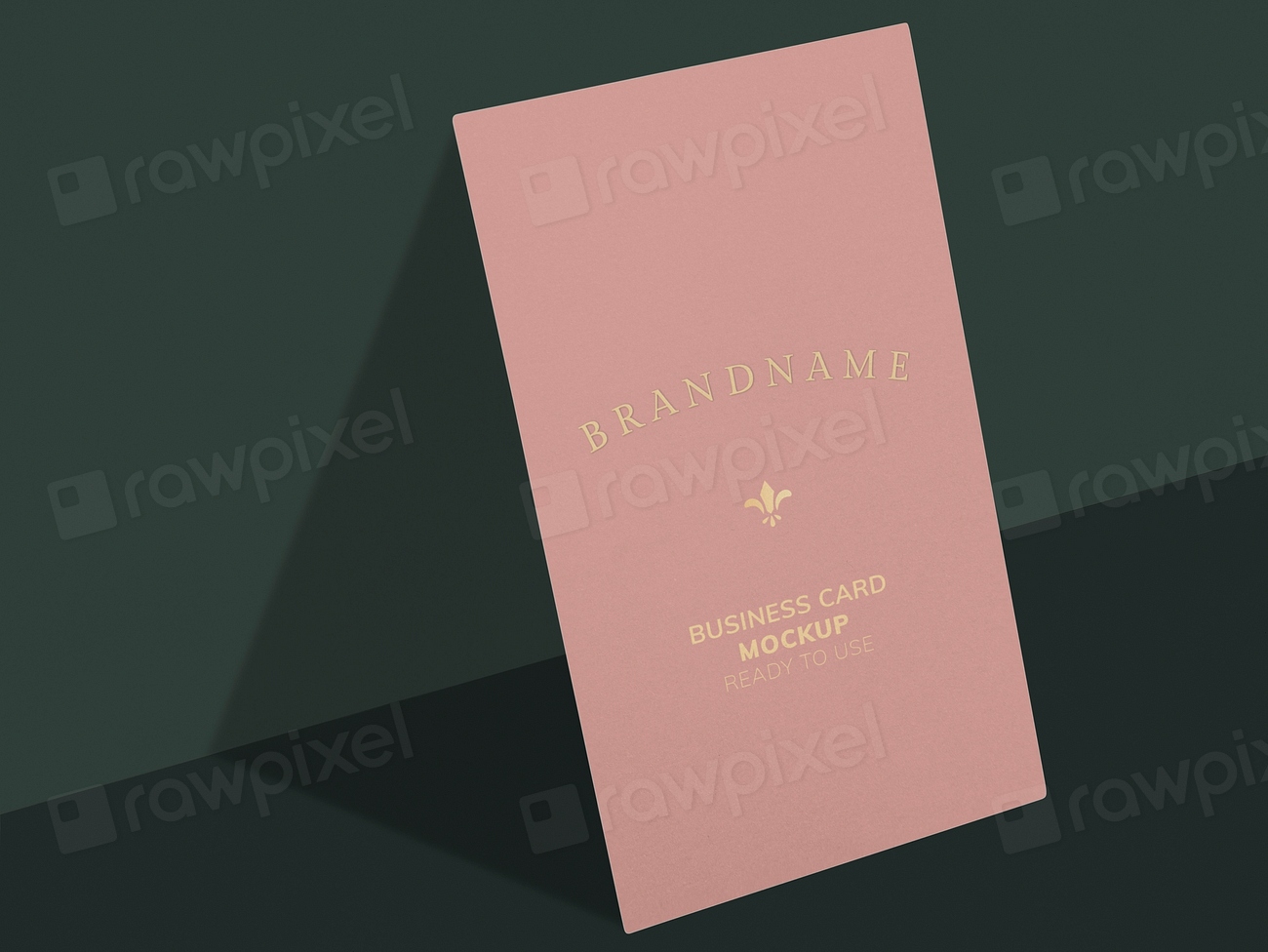Pink business card design mockup | Premium PSD Mockup - rawpixel