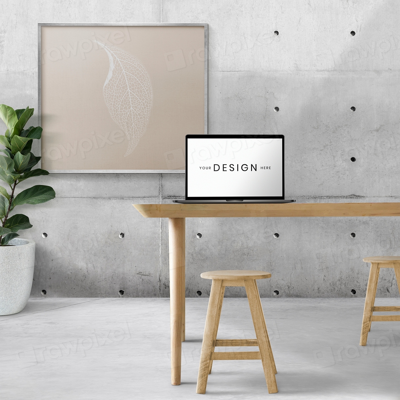 Laptop screen mockup psd and | Premium PSD Mockup - rawpixel