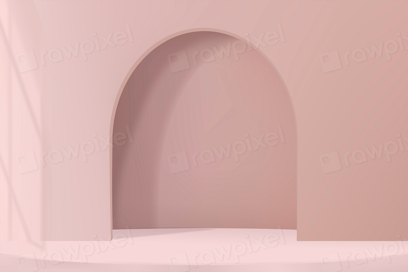 Pink arch backdrop background | Premium Photo - rawpixel