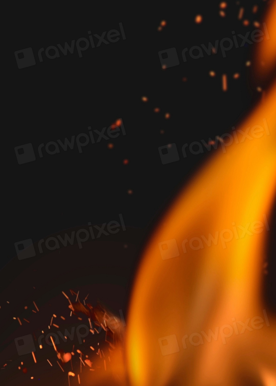 Aesthetic flame border background | Premium Photo - rawpixel