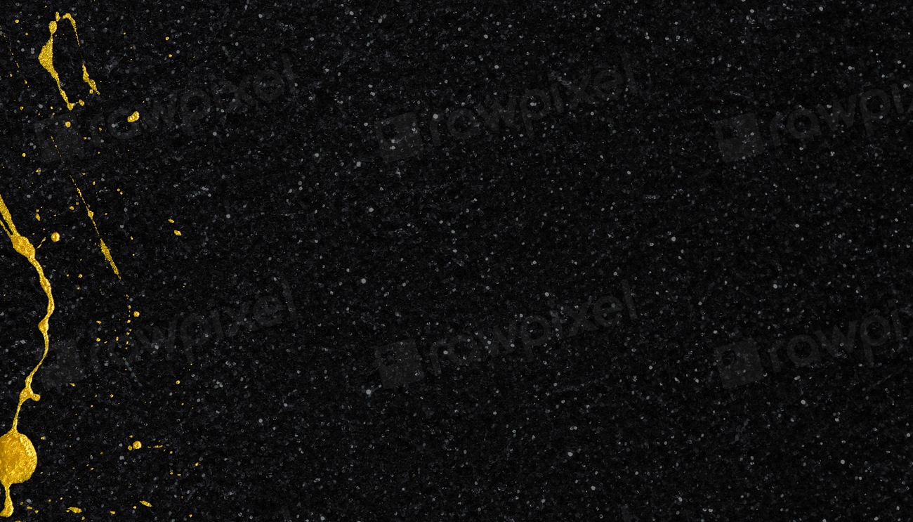 Black textured background, gold splash | Premium Photo - rawpixel