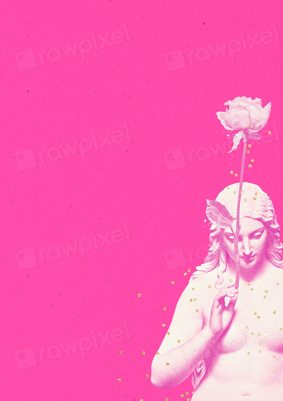 Hot pink background, Greek Goddess | Free Photo - rawpixel
