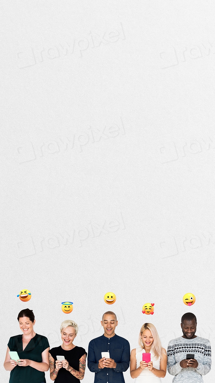 People texting border background | Free Photo - rawpixel