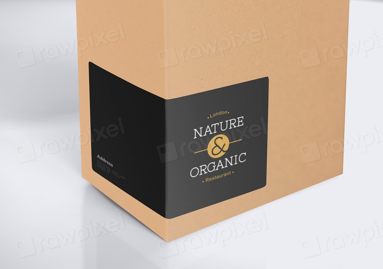 Natural paper box packaging mockup | Premium PSD Mockup - rawpixel