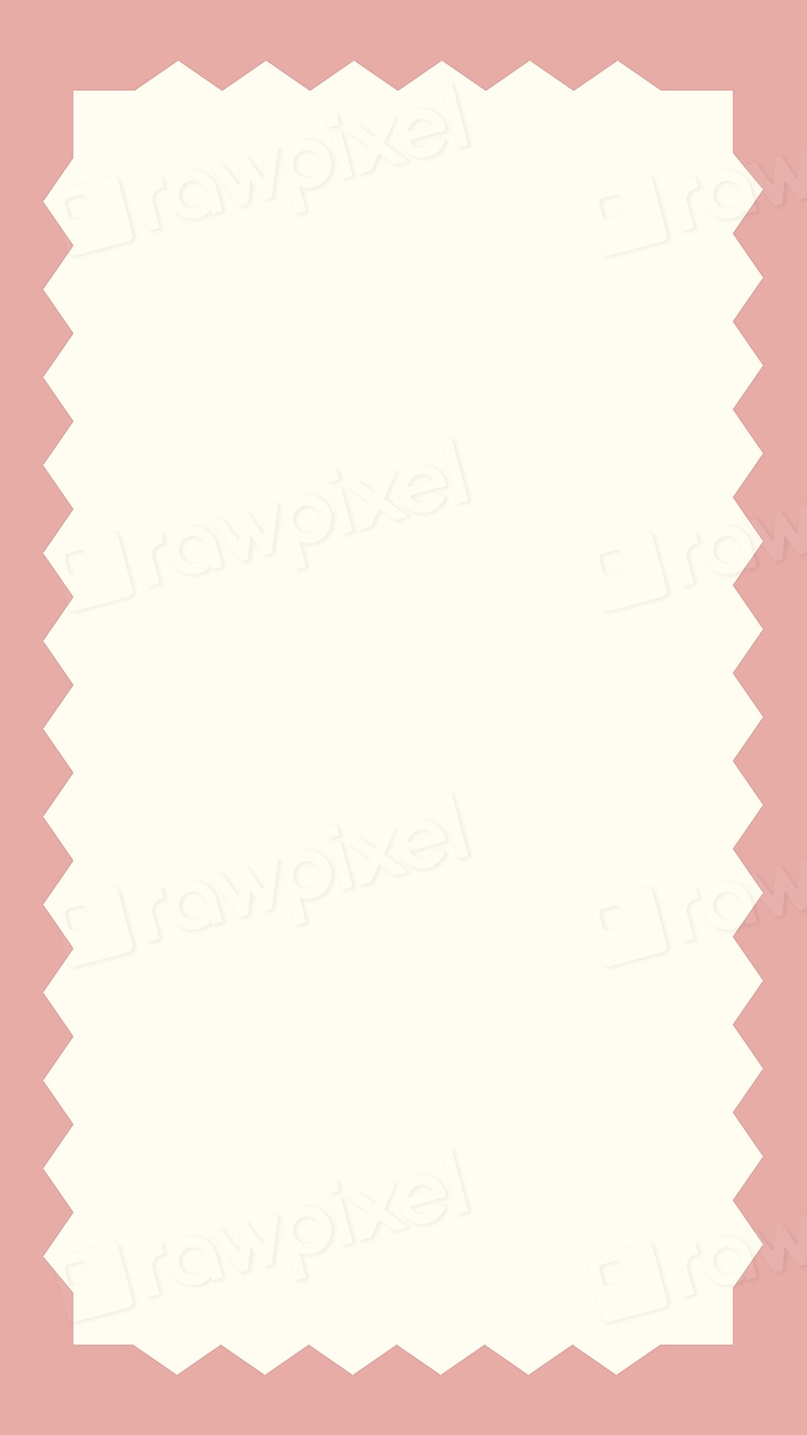 Pink zig-zag frame iPhone wallpaper, | Premium Photo - rawpixel