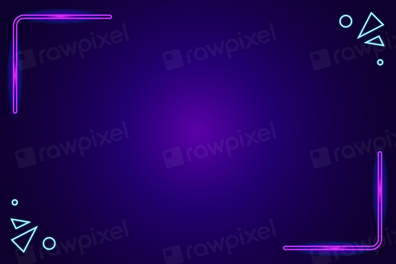 Neon purple border background | Free Photo - rawpixel