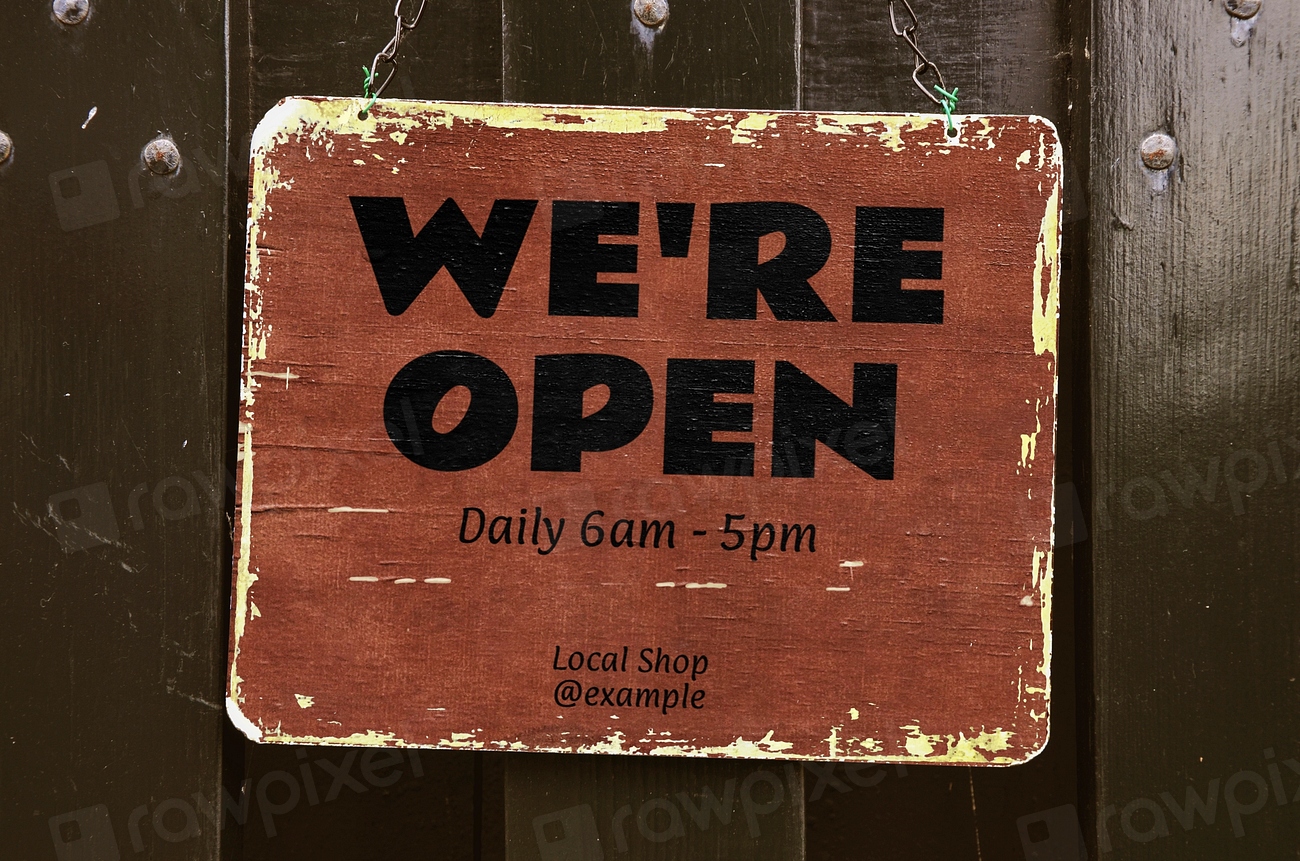Wooden shop sign mockup psd | Premium PSD Mockup - rawpixel