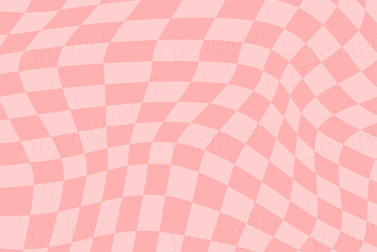 Pink distorted checkered background, retro | Premium Photo Illustration ...
