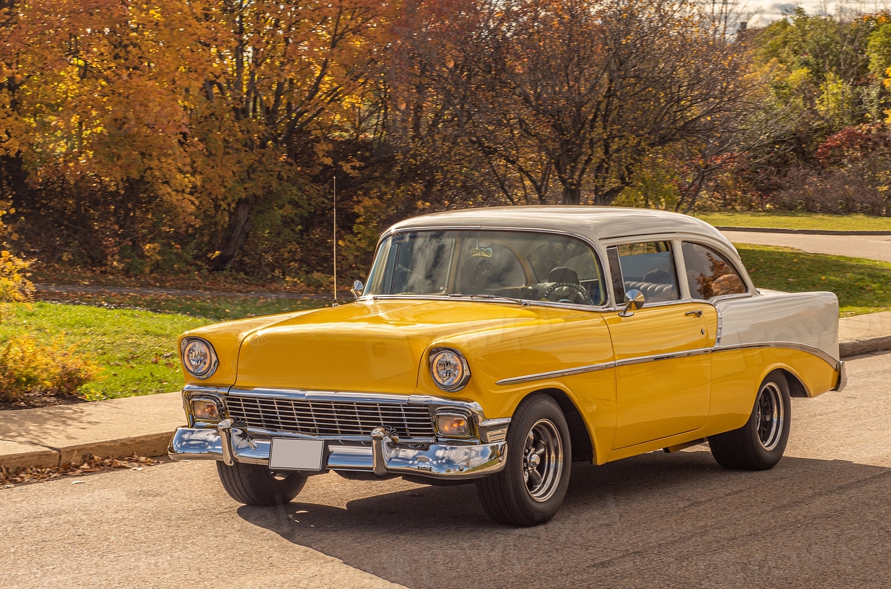 Chevrolet car Quebec city. Original | Free Photo - rawpixel