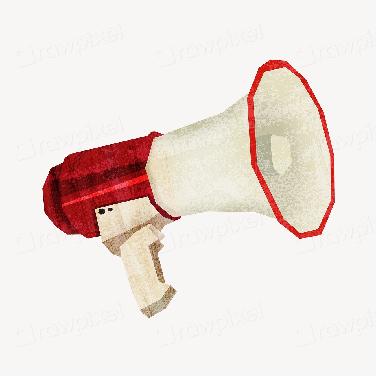 Megaphone, paper craft element | Premium Photo Illustration - rawpixel