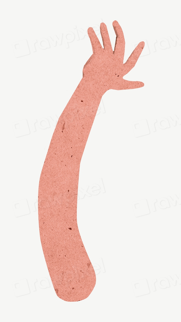 Raised hand gesture, paper craft | Premium PSD - rawpixel