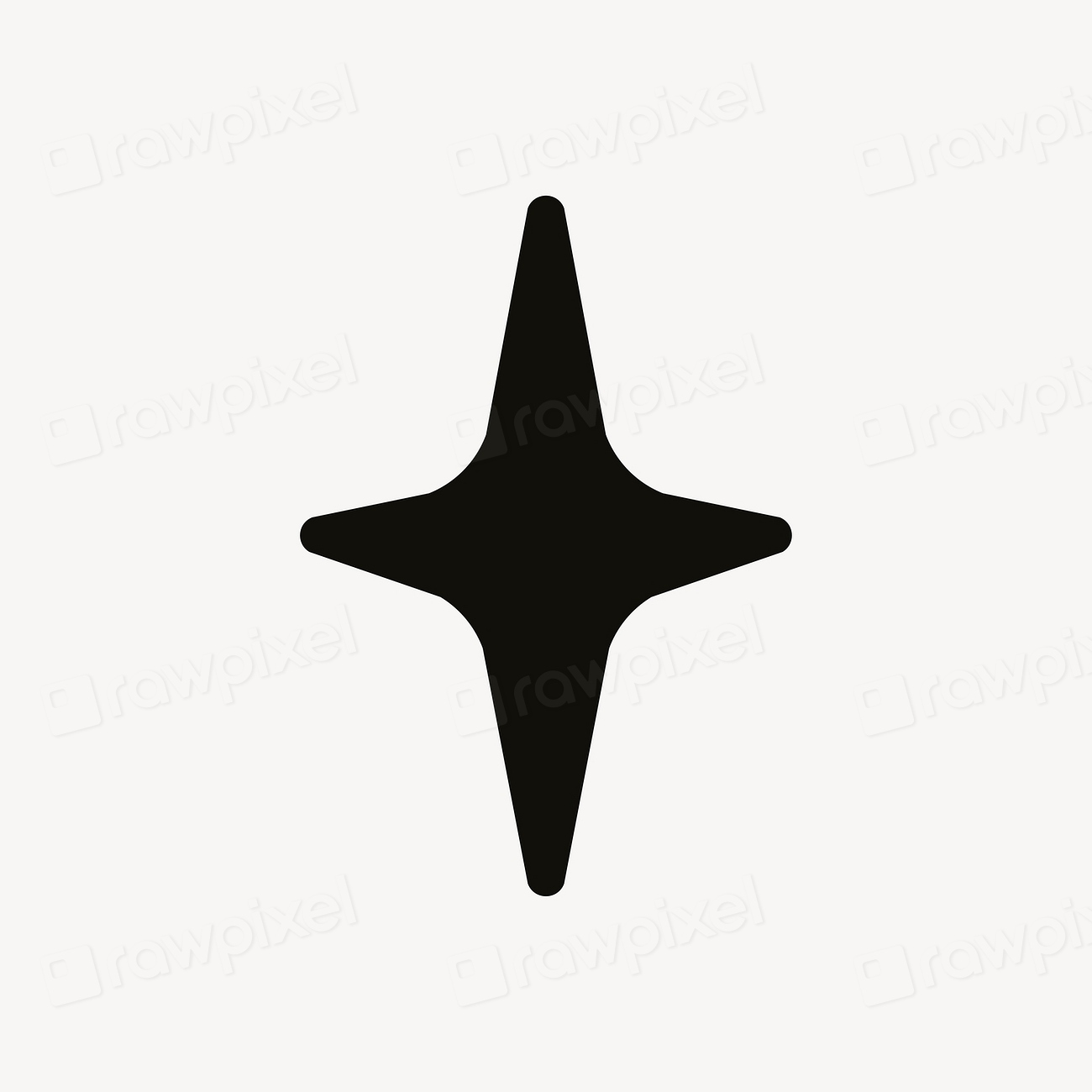 Sparkle shape, flat collage element | Premium Vector - rawpixel