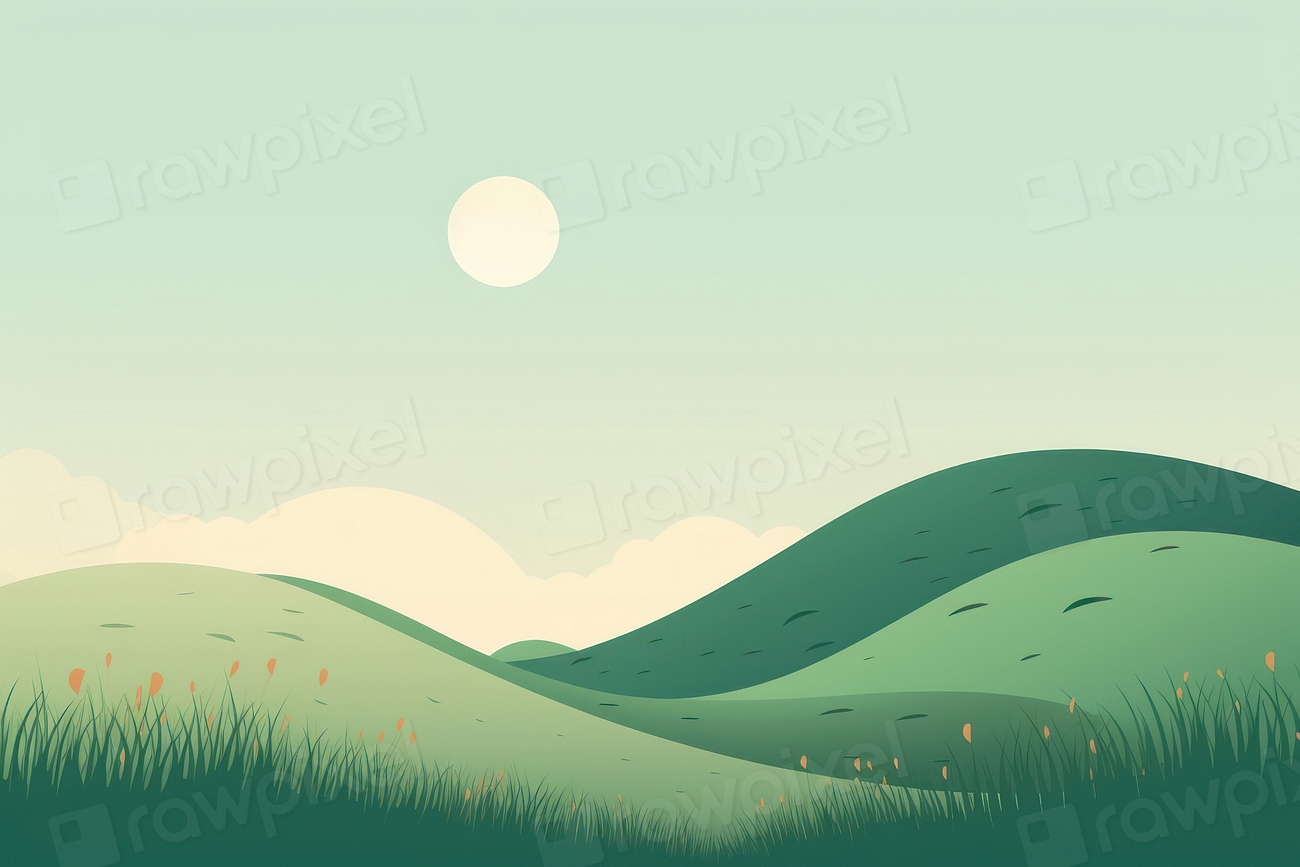 Grass landscape grassland outdoors. AI | Free Photo Illustration - rawpixel