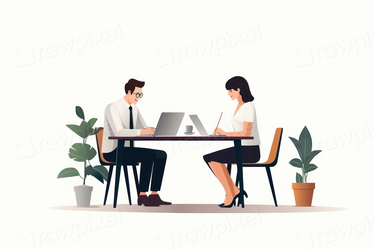 Sitting desk conversation furniture. | Premium Photo Illustration ...