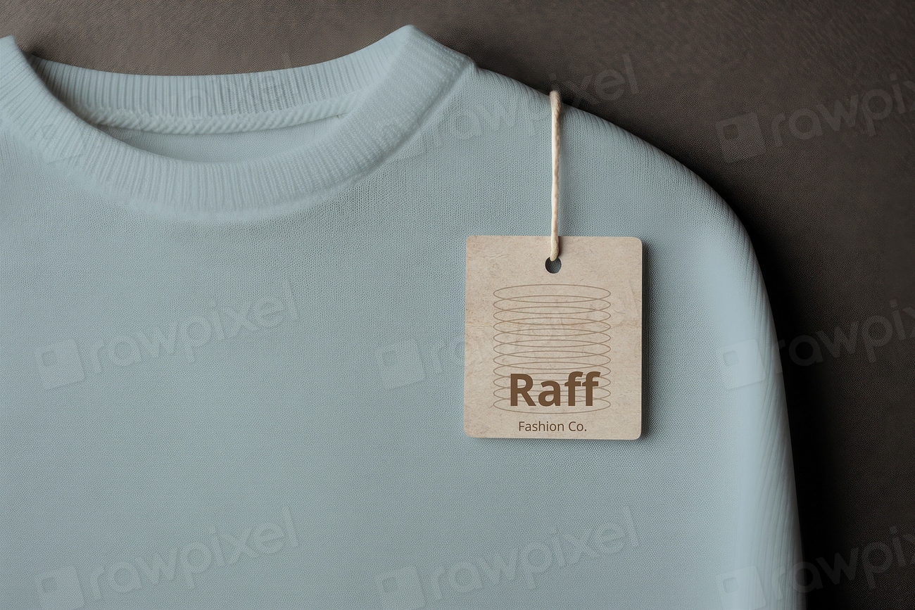 Shirt tag mockup, label psd | Premium PSD Mockup - rawpixel
