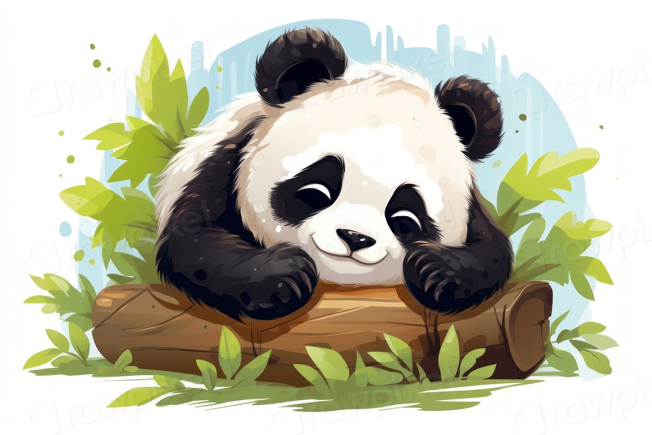 Wildlife animal mammal panda. | Premium Photo Illustration - rawpixel