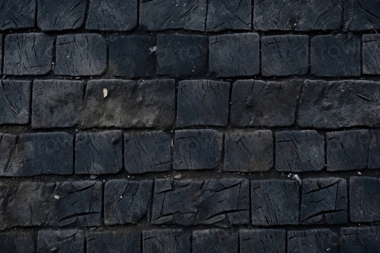 Architecture black wall cobblestone. AI | Premium Photo - rawpixel