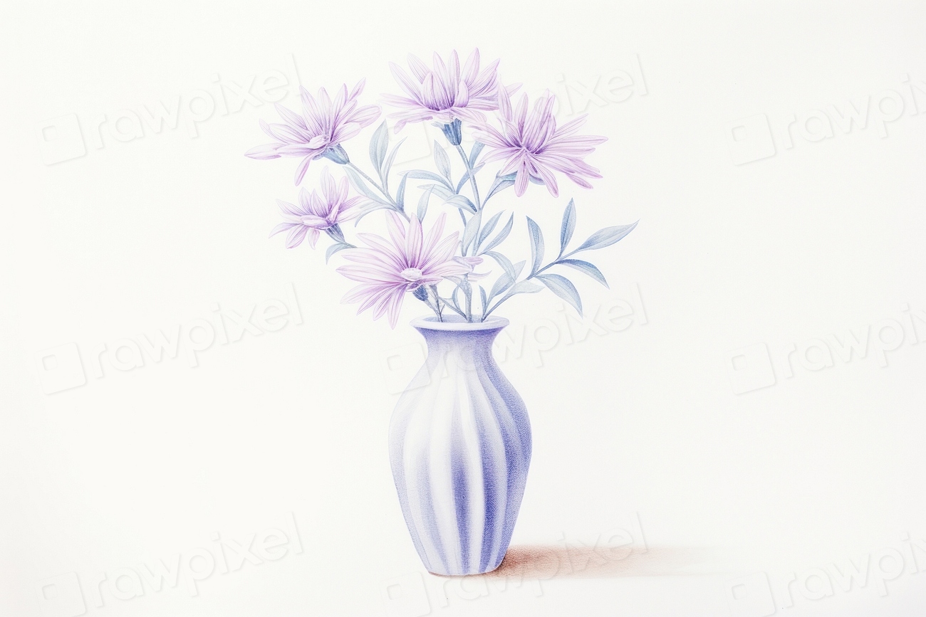 Flower vase plant inflorescence, digital | Free Photo Illustration ...
