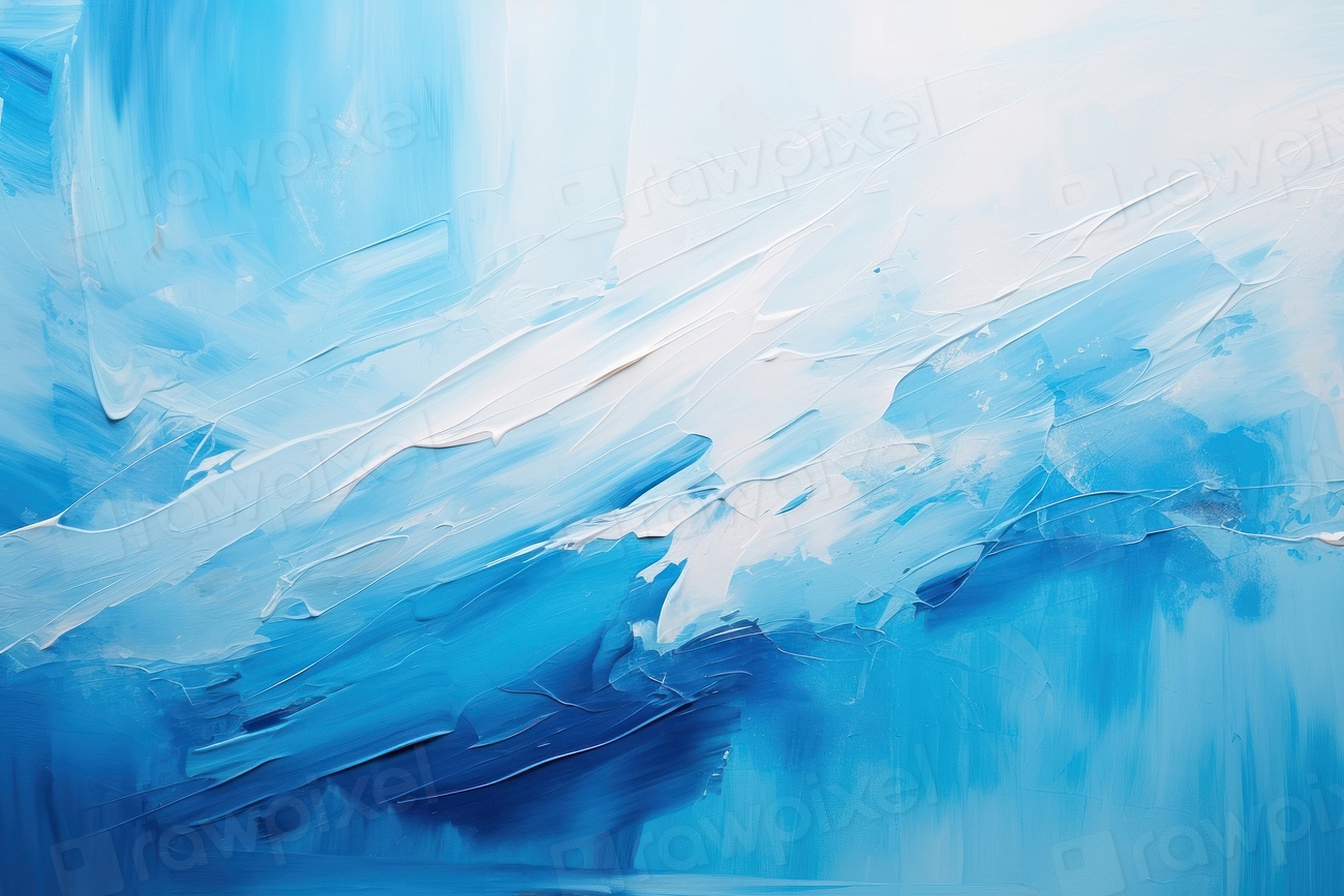 Painting blue ice | Free Photo Illustration - rawpixel